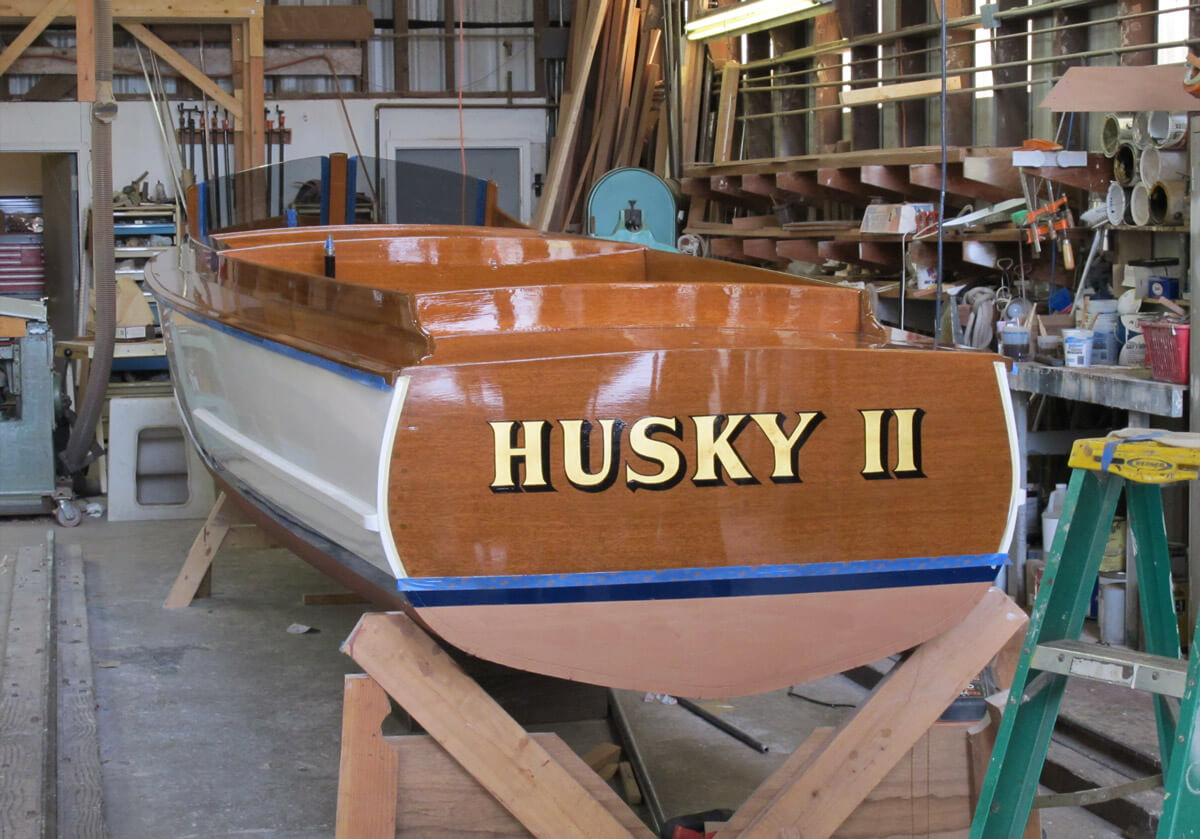 Conny and the Husky II Restoration - Washington Rowing